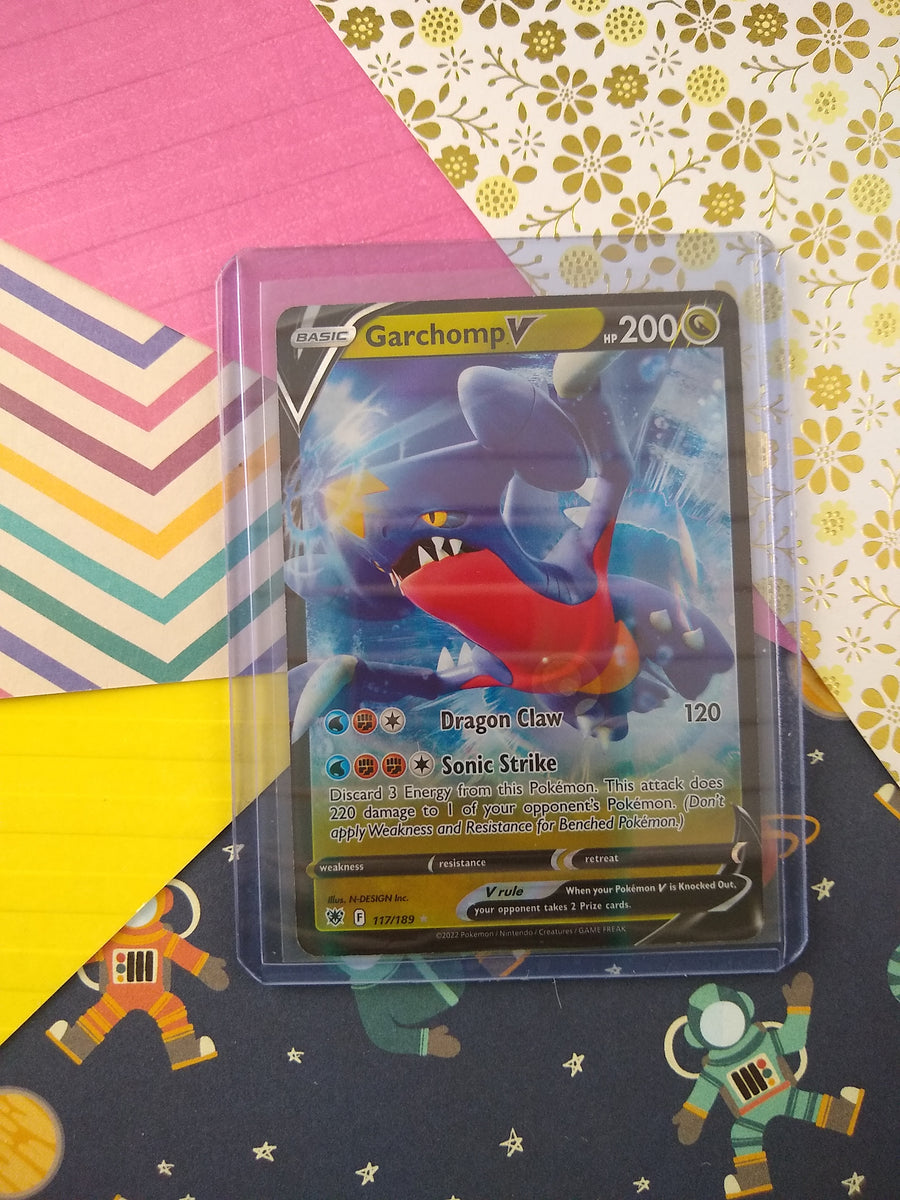 Pokemon TCG - Garchomp V Astral Radiance Full Art Holo Card 117/189 ...