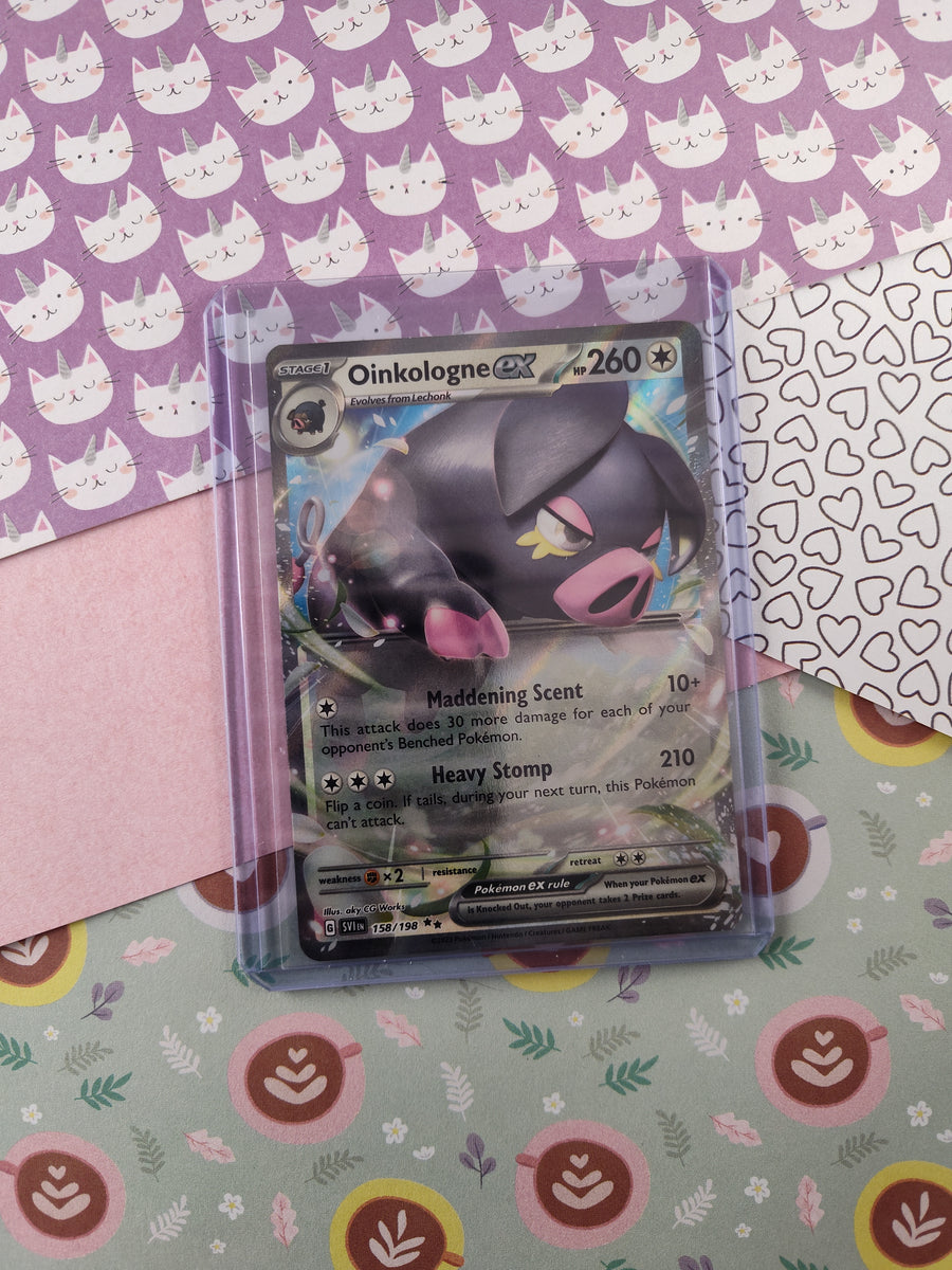 Pokemon TCG - Oinkologne ex Scarlet & Violet Full Art Holo Card SV1 15 ...