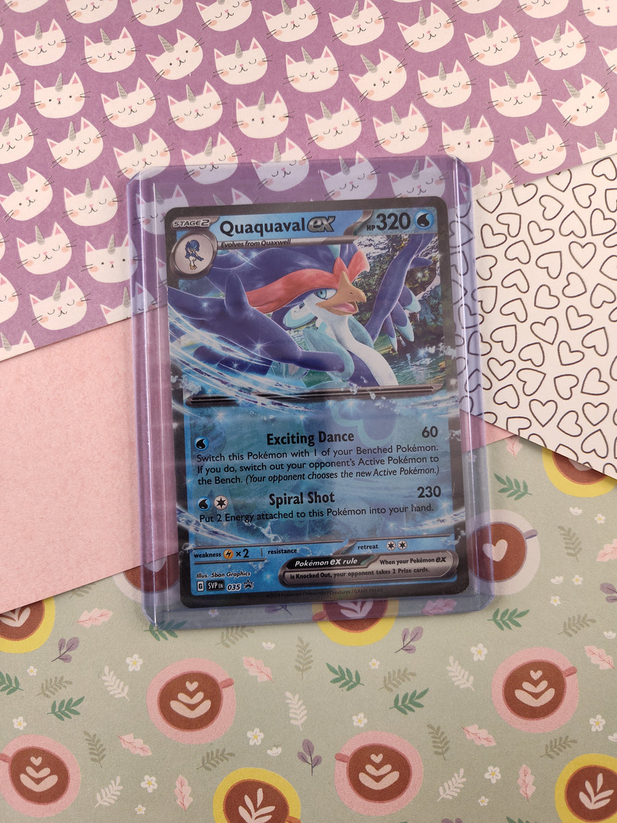 Pokemon TCG - Quaquaval ex Promo Full Art Holo Card SVP 035 - NM ...